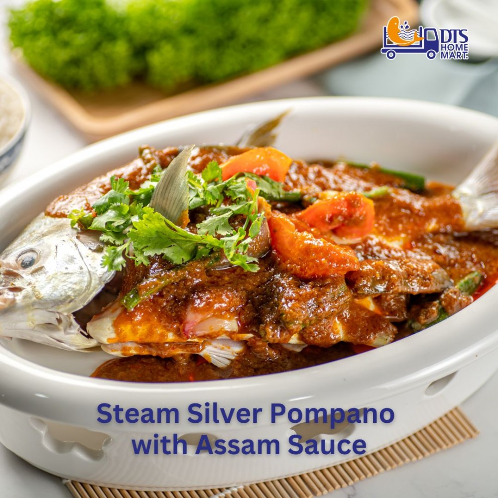 Premium Seafood Silver Pompano Fish